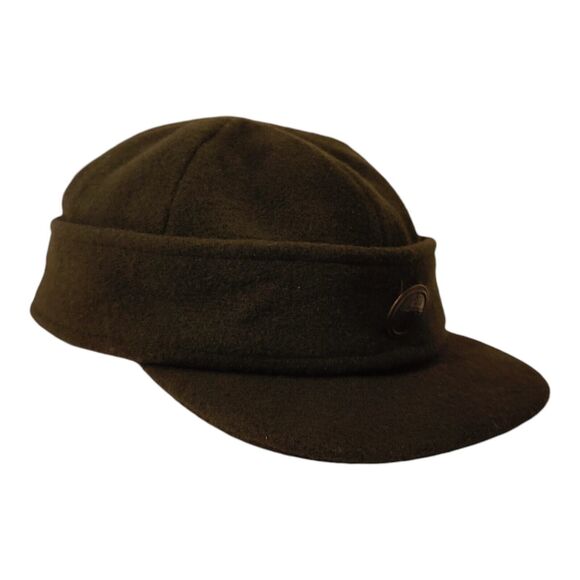 Unbranded | Accessories | Vintage Green Military Style Wool Cap Made In ...